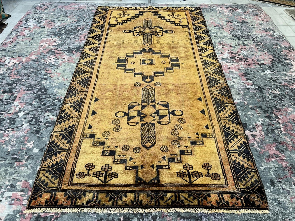 Persian Tribal Rug | Size: 266CM X 128CM - Silk Road Handmade Rugs