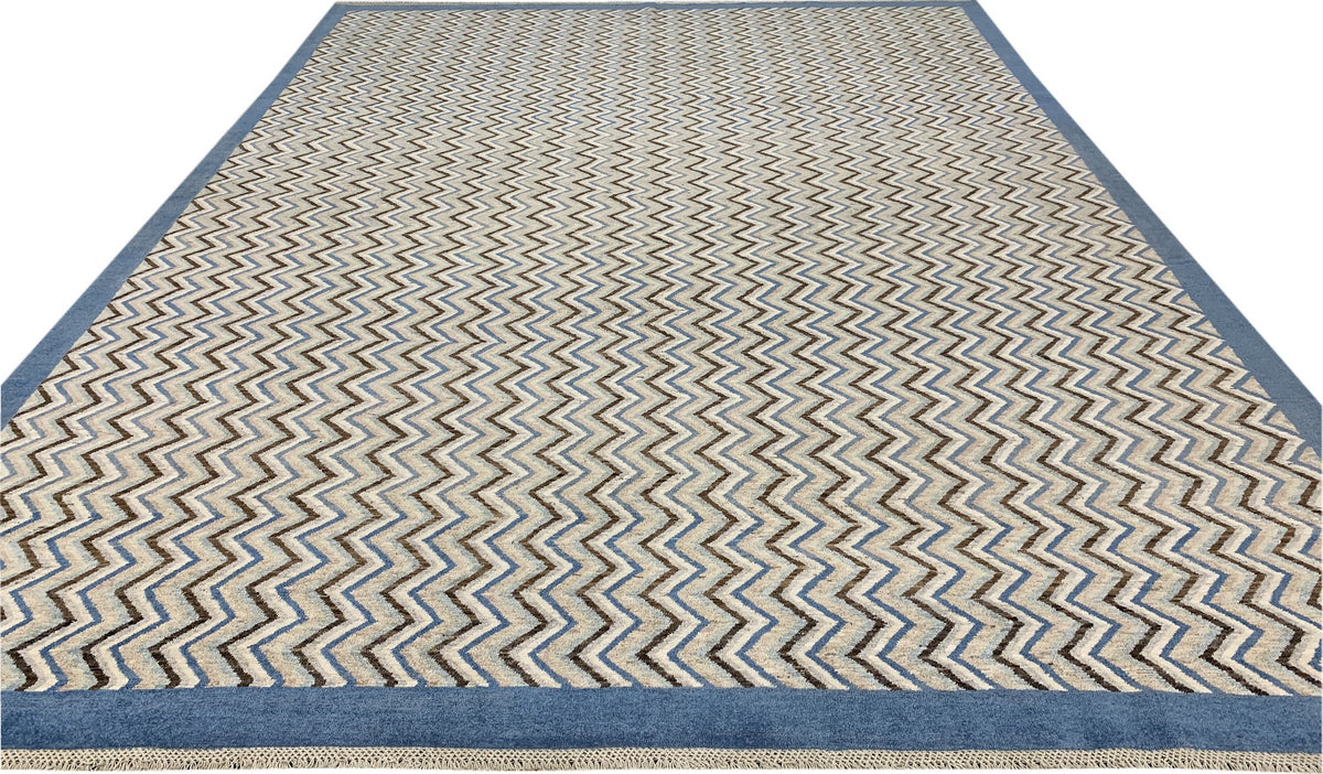 MODERN RUG - HBI755 | SIZE: 374CM X 281CM | SILK ROAD HANDMADE RUGS